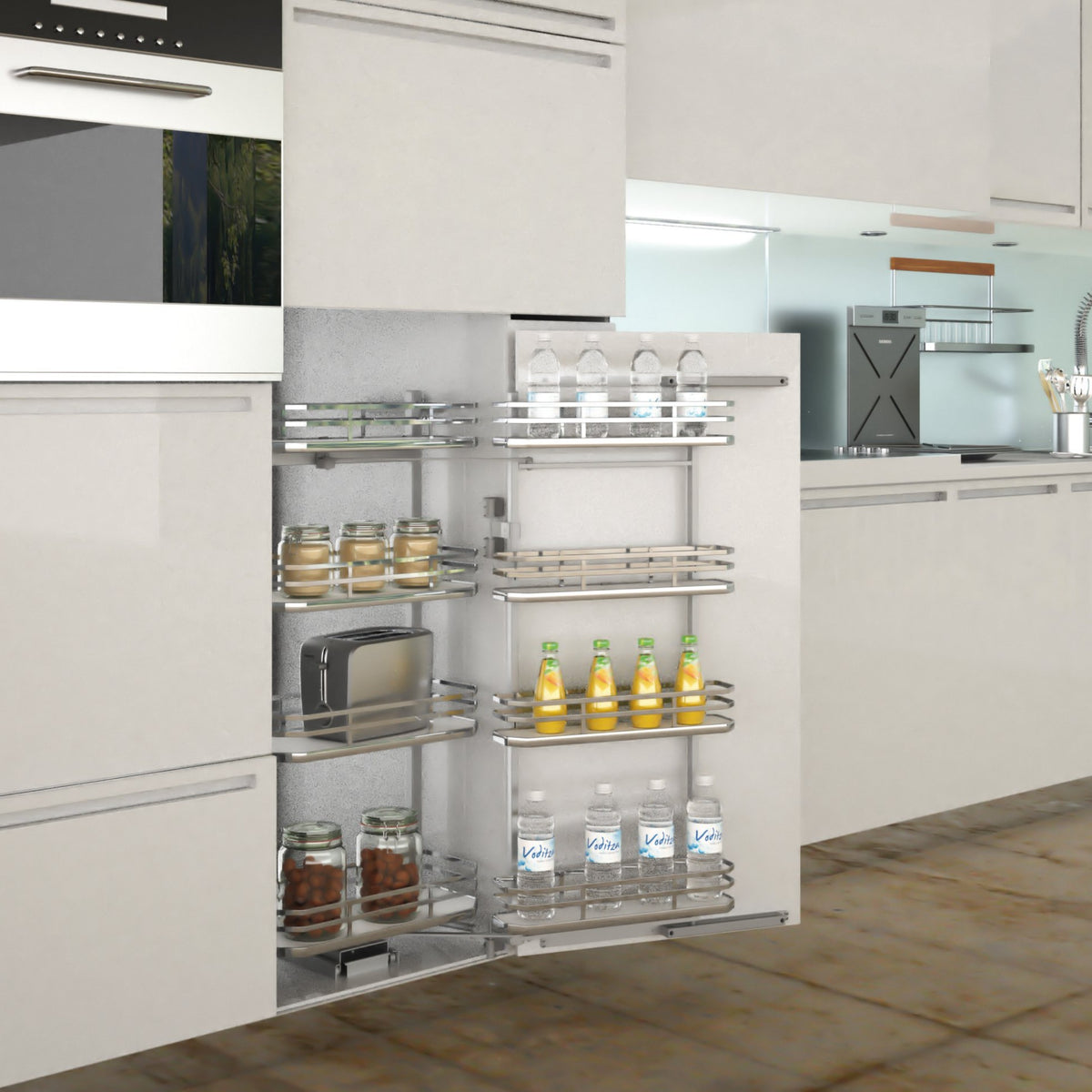 Short Pull Out Dispenser With 8 Baskets - Infinity Plus – ATCO sal